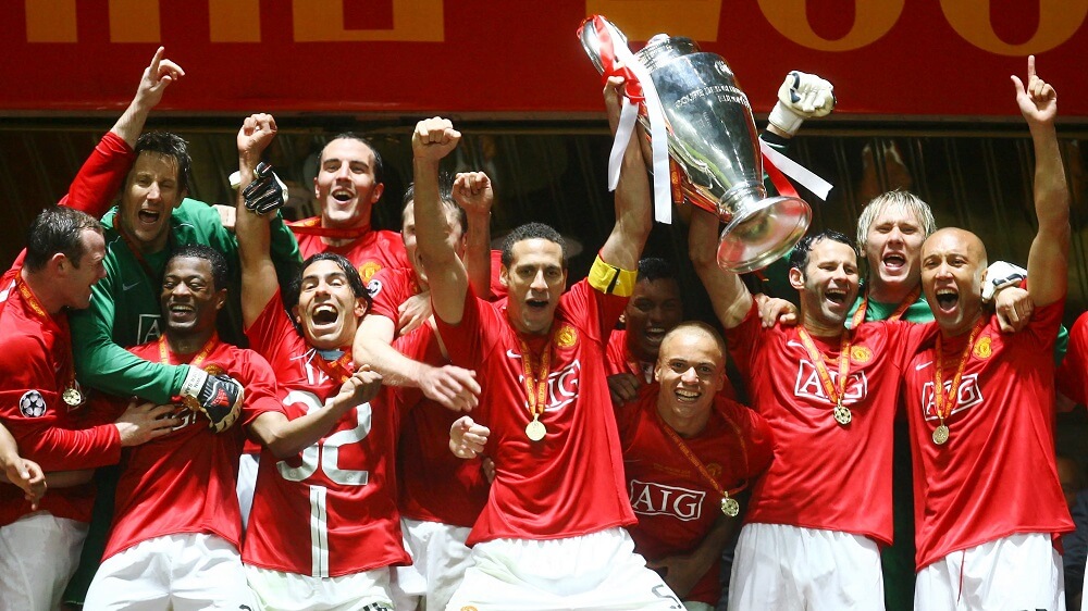 Khám phá đội hình MU 2008 chinh phục Cúp C1
